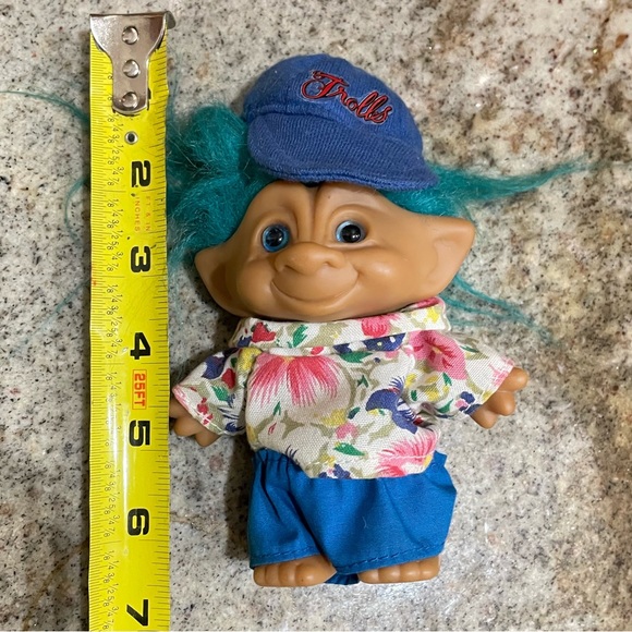 ace | Toys | Vintage Ace Troll Doll Jewel Belly Blue | Poshmark